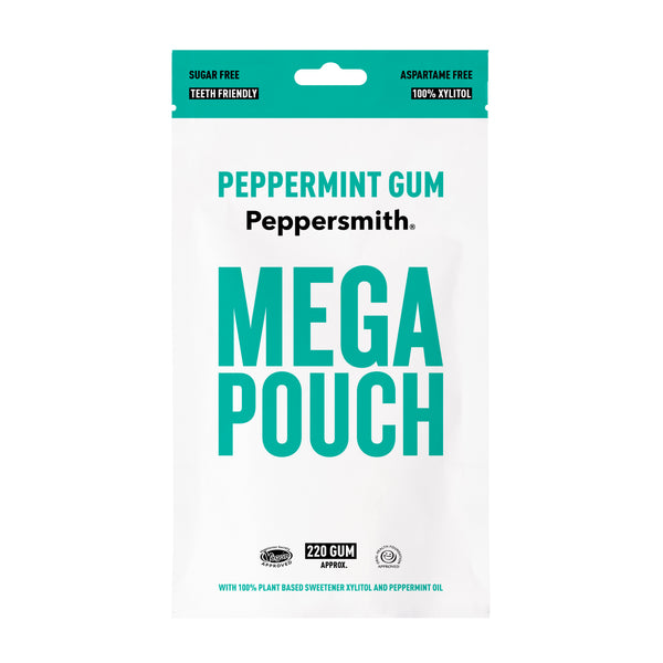 Mega Pouch Peppermint Chewing Gum - Subscribe & Save